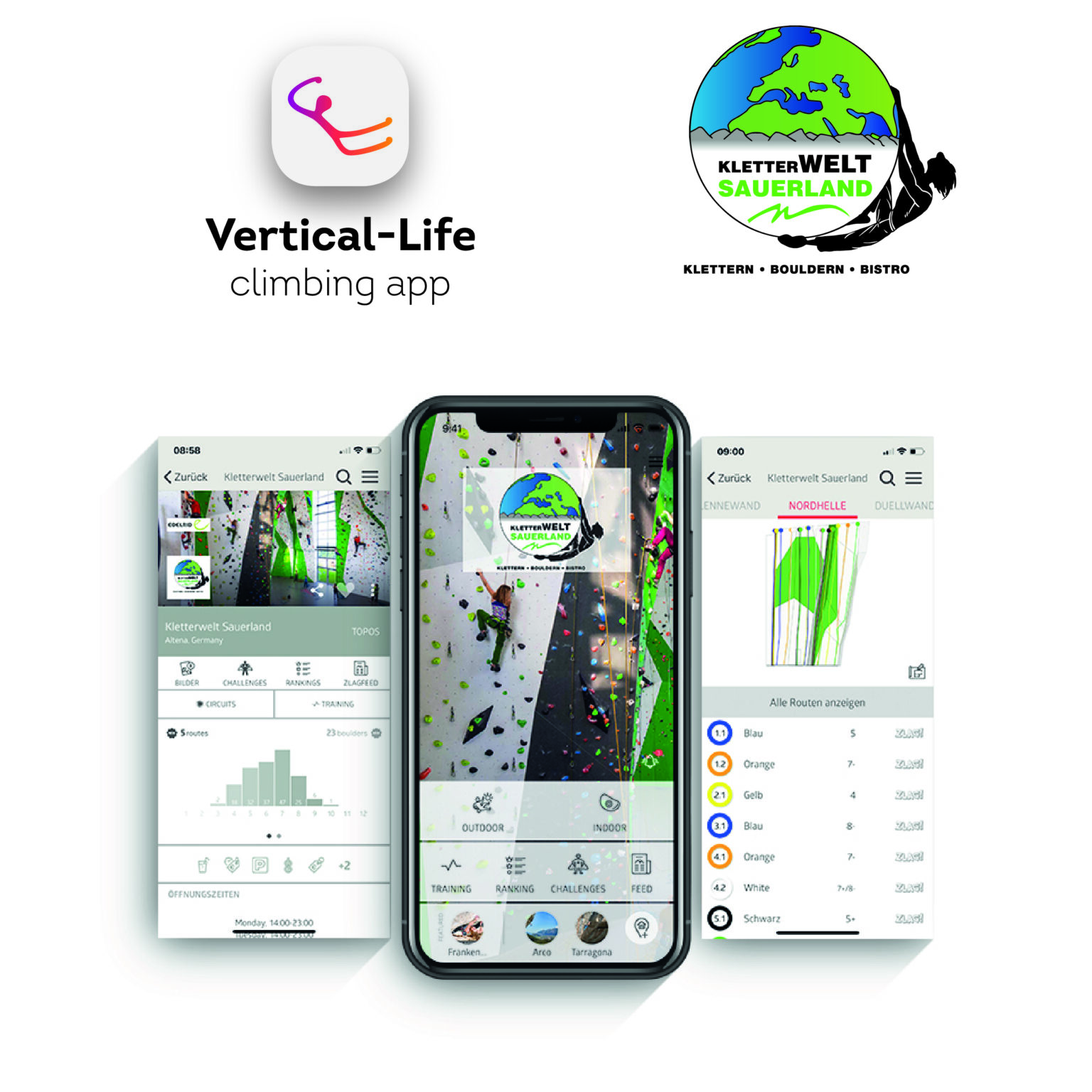 Kletterwelt goes "Smart" - Vertical-Life Climbing App - KWS